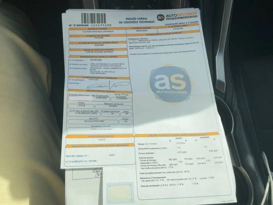 Серый Лексус НХ 2019 в Даугавпилс, объемом двигателя 2.50 л и пробегом 148 тыс. км за 27950 €, фото 16 на AUTOMOTO.COM.LV