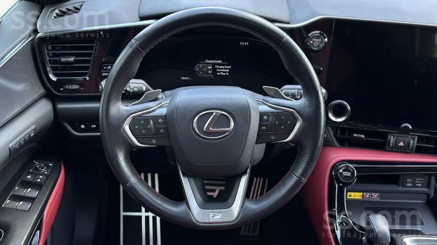 Grey Lexus NX 2023 in Riga, with an engine capacity of 2.50 L and mileage of 79 thousand km for 47900 €, photo 9 on AUTOMOTO.COM.LV