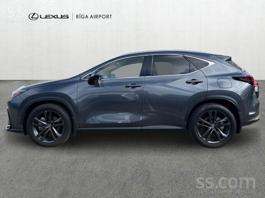 Grey Lexus NX 2025 in Riga, with an engine capacity of 2.50 L and mileage of 6 thousand km for 62000 €, photo 4 on AUTOMOTO.COM.LV