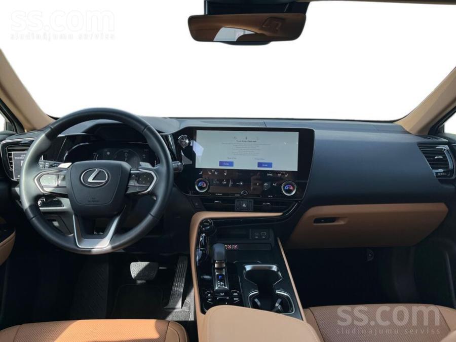 Grey Lexus NX 2025 in Riga, with an engine capacity of 2.50 L and mileage of 6 thousand km for 62000 €, photo 9 on AUTOMOTO.COM.LV