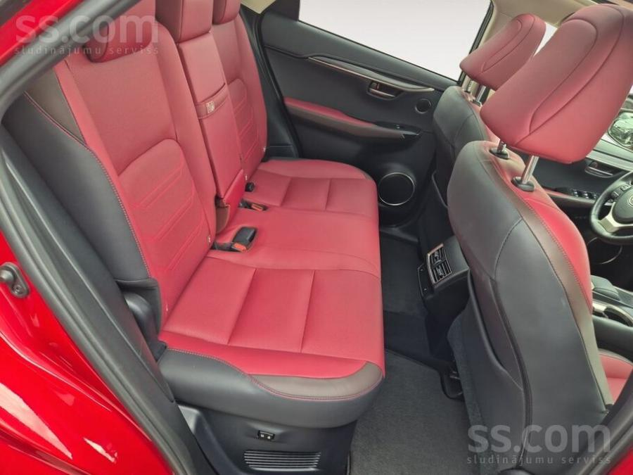 Red Lexus NX 2019 in Riga, with an engine capacity of 2.50 L and mileage of 143 thousand km for 26900 €, photo 8 on AUTOMOTO.COM.LV