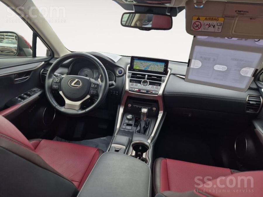 Red Lexus NX 2019 in Riga, with an engine capacity of 2.50 L and mileage of 143 thousand km for 26900 €, photo 9 on AUTOMOTO.COM.LV