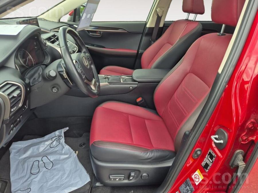 Red Lexus NX 2019 in Riga, with an engine capacity of 2.50 L and mileage of 143 thousand km for 26900 €, photo 12 on AUTOMOTO.COM.LV