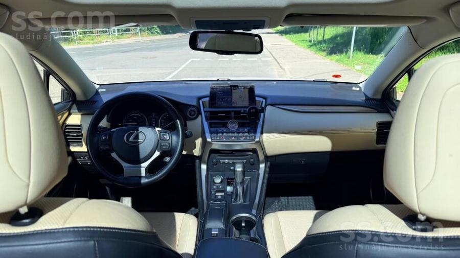 White Lexus NX 2015 in Riga, with an engine capacity of 2.50 L and mileage of 142 thousand km for 19500 €, photo 11 on AUTOMOTO.COM.LV