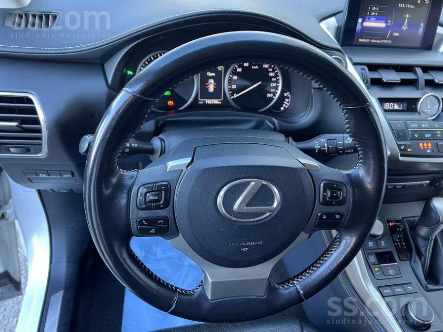 Balts Lexus NX 2016 Liepāja, ar dzinēja tilpumu 2.50 L un nobraukumu 197 tūkst. km par 18850 €, foto 14 vietnē AUTOMOTO.COM.LV