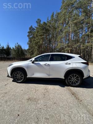 White Lexus NX 2022 in Jurmala, with an engine capacity of 2.50 L and mileage of 43 thousand km for 41500 €, photo 7 on AUTOMOTO.COM.LV