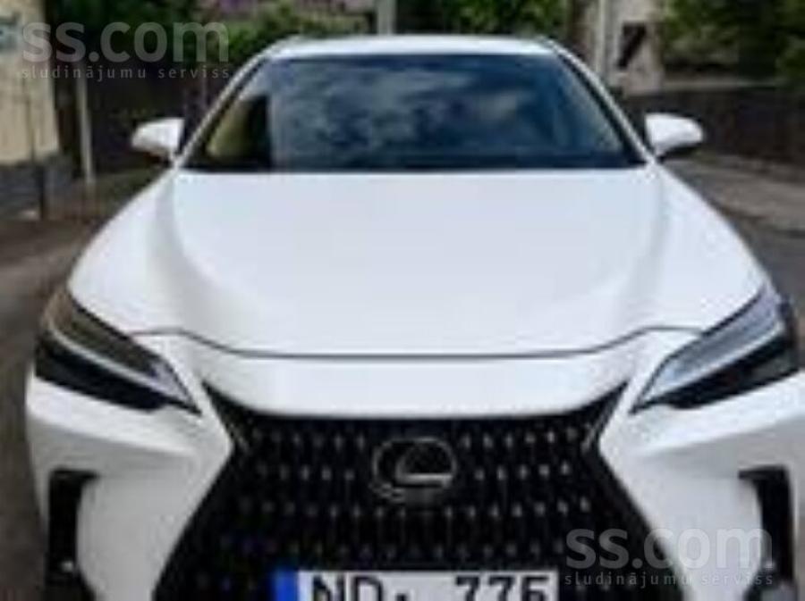 White Lexus NX 2022 in Riga, with an engine capacity of 2.50 L and mileage of 68 thousand km for 43000 €, photo 1 on AUTOMOTO.COM.LV