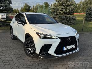 White Lexus NX 2023 in Jelgava, with an engine capacity of 2.50 L and mileage of 100 thousand km for 42800 €, photo  on AUTOMOTO.COM.LV