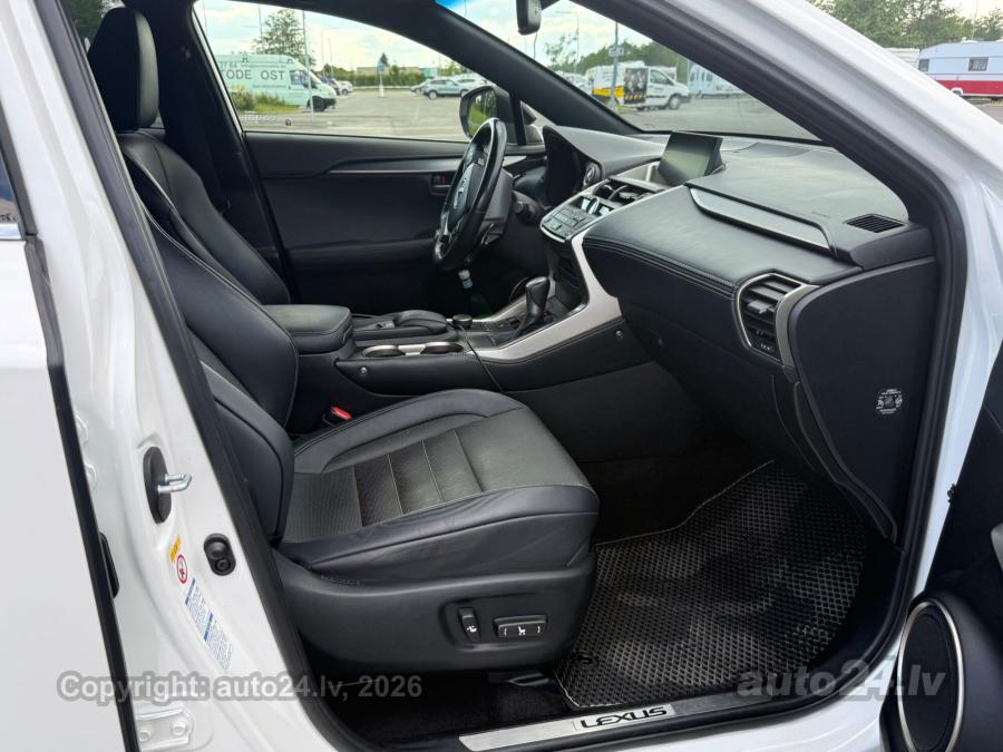 White Lexus NX 2016 in Tallinn, with an engine capacity of 2.50 L and mileage of 141 thousand km for 22500 €, photo 13 on AUTOMOTO.COM.LV
