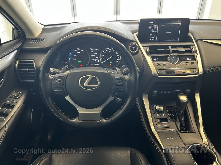 White Lexus NX 2019 in Tallinn, with an engine capacity of 2.50 L and mileage of 50 thousand km for 28900 €, photo 12 on AUTOMOTO.COM.LV