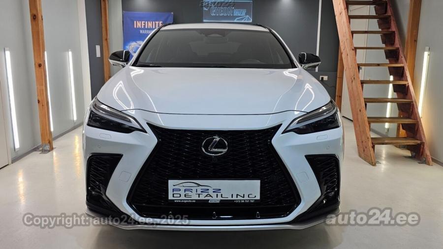 Balts Lexus NX 2023 Tallina, ar dzinēja tilpumu 2.50 L un nobraukumu 9 tūkst. km par 54995 €, foto 1 vietnē AUTOMOTO.COM.LV