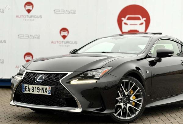 Black Lexus RC 300h 2016 in Taurage, with an engine capacity of 2.50 L and mileage of 398 thousand km for 17500 €, photo 7 on AUTOMOTO.COM.LV