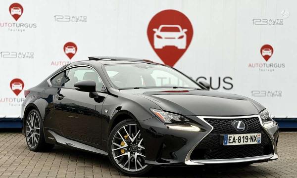 Black Lexus RC 300h 2016 in Taurage, with an engine capacity of 2.50 L and mileage of 398 thousand km for 17500 €, photo 9 on AUTOMOTO.COM.LV