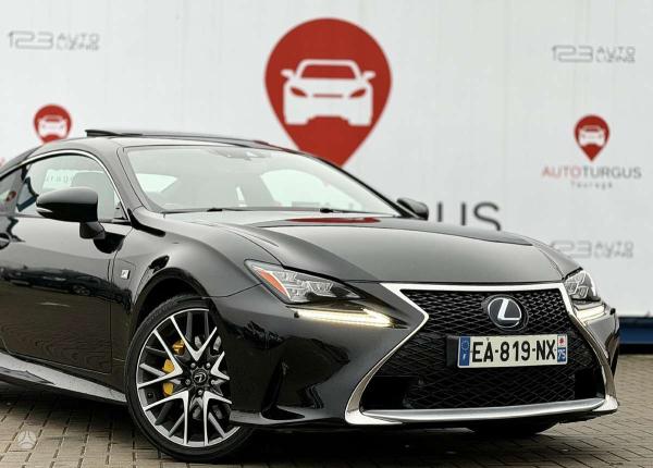 Black Lexus RC 300h 2016 in Taurage, with an engine capacity of 2.50 L and mileage of 398 thousand km for 17500 €, photo 10 on AUTOMOTO.COM.LV