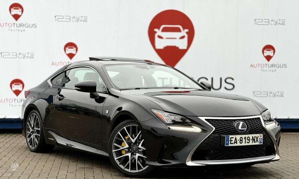 Black Lexus RC 300h 2016 in Taurage, with an engine capacity of 2.49 L and mileage of 148 thousand km for 17500 €, photo 5 on AUTOMOTO.COM.LV