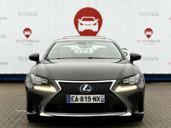 Black Lexus RC 300h 2016 in Taurage, with an engine capacity of 2.49 L and mileage of 148 thousand km for 17500 €, photo 9 on AUTOMOTO.COM.LV