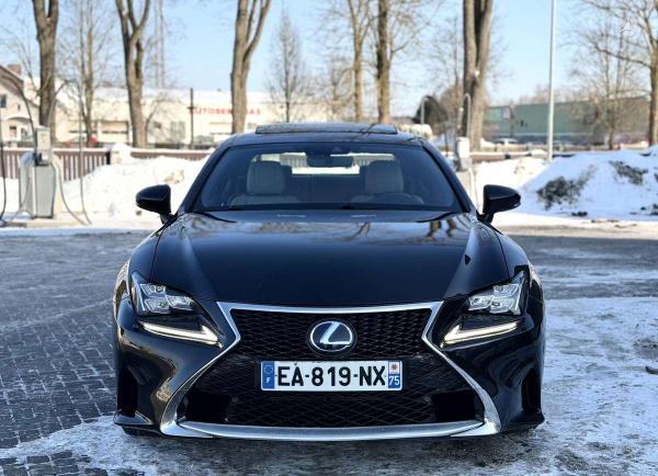 Melns Lexus RC 300h 2016 Tauragė, ar dzinēja tilpumu 2.49 L un nobraukumu 147 tūkst. km par 15800 €, foto 3 vietnē AUTOMOTO.COM.LV
