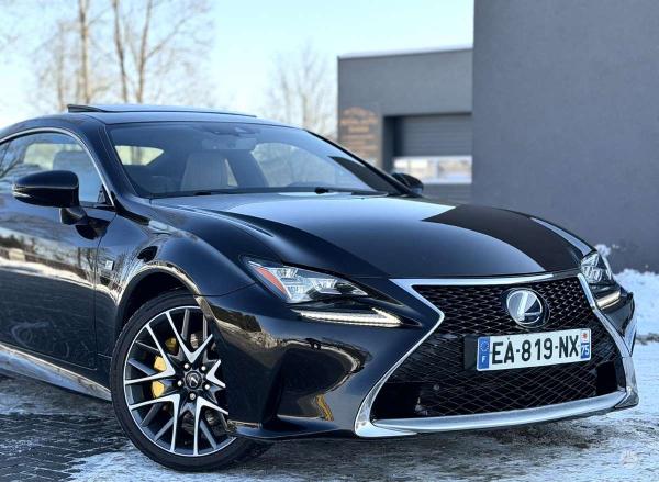Melns Lexus RC 300h 2016 Tauragė, ar dzinēja tilpumu 2.49 L un nobraukumu 147 tūkst. km par 15800 €, foto 6 vietnē AUTOMOTO.COM.LV