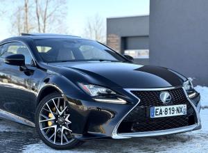 Black Lexus RC 300h 2016 in Taurage, with an engine capacity of 2.49 L and mileage of 147 thousand km for 15800 €, photo 6 on AUTOMOTO.COM.LV
