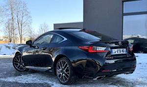 Black Lexus RC 300h 2016 in Taurage, with an engine capacity of 2.49 L and mileage of 147 thousand km for 15800 €, photo 15 on AUTOMOTO.COM.LV