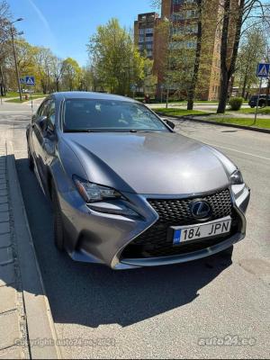Grey Lexus RC 300h 2016 in Johvi, with an engine capacity of 3.00 L and mileage of 145 thousand km for 34500 €, photo  on AUTOMOTO.COM.LV