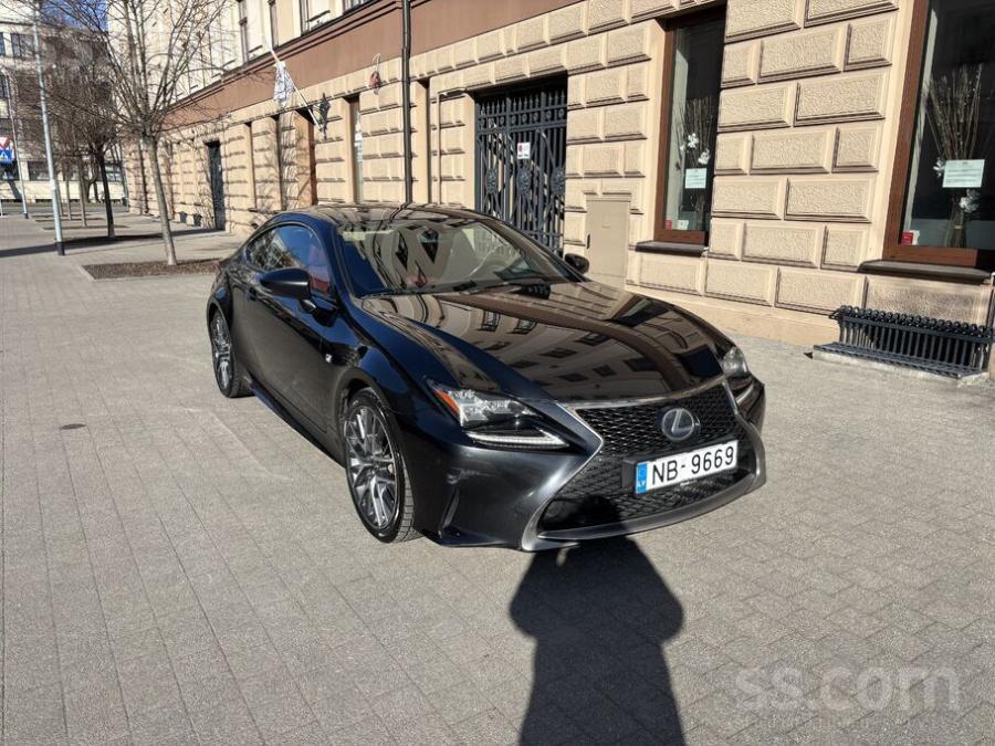Black Lexus RC 2016 in Jurmala, with an engine capacity of 2.50 L and mileage of 0 thousand km for 27500 €, photo 3 on AUTOMOTO.COM.LV