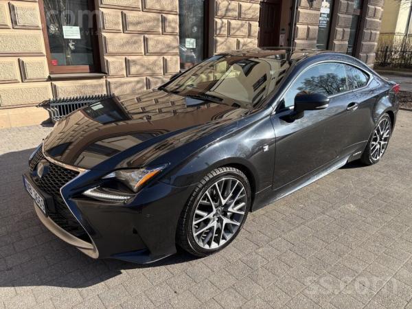 Black Lexus RC 2016 in Jurmala, with an engine capacity of 2.50 L and mileage of 0 thousand km for 27500 €, photo 4 on AUTOMOTO.COM.LV