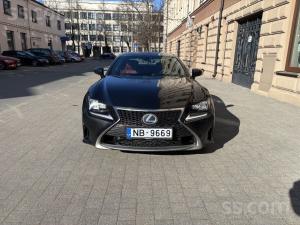 Black Lexus RC 2016 in Jurmala, with an engine capacity of 2.50 L and mileage of 0 thousand km for 27500 €, photo 6 on AUTOMOTO.COM.LV