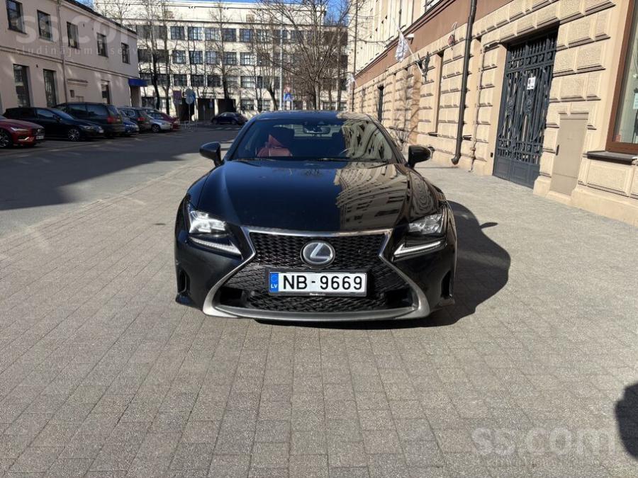 Black Lexus RC 2016 in Jurmala, with an engine capacity of 2.50 L and mileage of 0 thousand km for 27500 €, photo 6 on AUTOMOTO.COM.LV