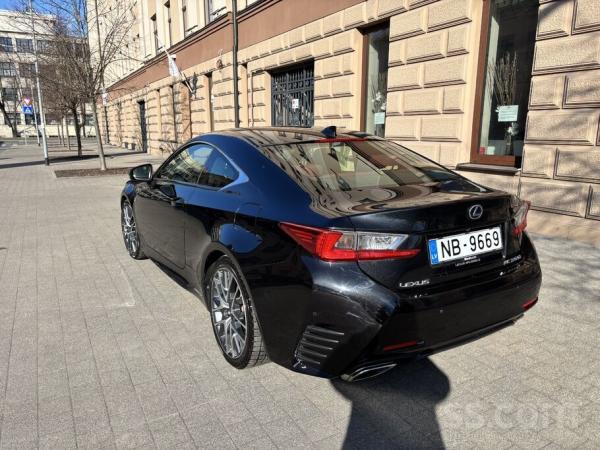 Black Lexus RC 2016 in Jurmala, with an engine capacity of 2.50 L and mileage of 0 thousand km for 27500 €, photo 7 on AUTOMOTO.COM.LV