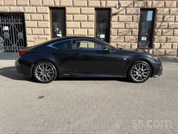 Black Lexus RC 2016 in Jurmala, with an engine capacity of 2.50 L and mileage of 0 thousand km for 27500 €, photo 8 on AUTOMOTO.COM.LV