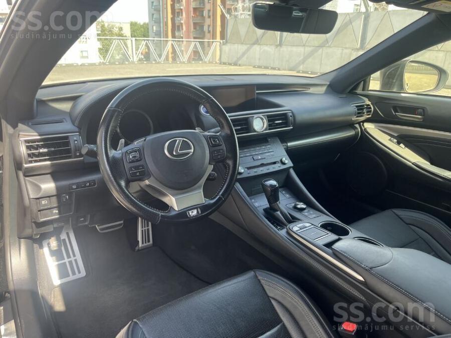 Melns Lexus RC 2017 Rīga, ar dzinēja tilpumu 2.50 L un nobraukumu 78 tūkst. km par 24800 €, foto 14 vietnē AUTOMOTO.COM.LV