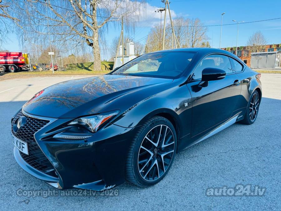 Melns Lexus RC 2018 Tallina, ar dzinēja tilpumu 2.50 L un nobraukumu 186 tūkst. km par 24900 €, foto 1 vietnē AUTOMOTO.COM.LV