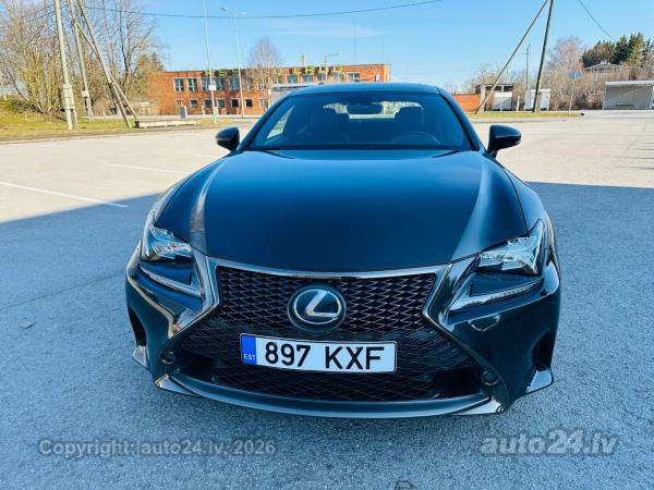 Black Lexus RC 2018 in Tallinn, with an engine capacity of 2.50 L and mileage of 186 thousand km for 24900 €, photo 9 on AUTOMOTO.COM.LV
