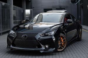 Черный Лексус RC-F 2016 в Вильнюс, объемом двигателя 4.97 л и пробегом 188 тыс. км за 33900 €, фото  на AUTOMOTO.COM.LV