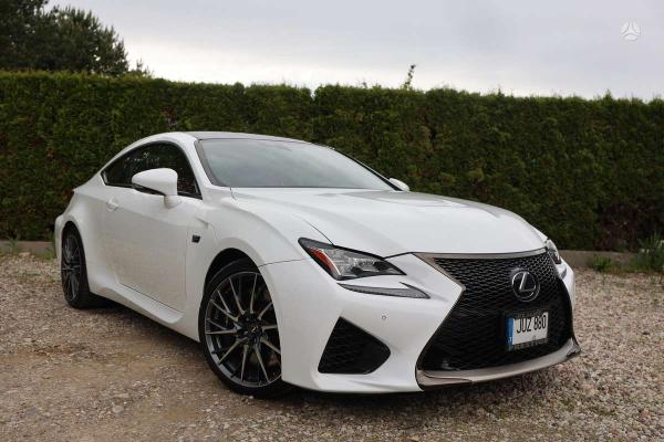 Белый Лексус RC-F 2015 в Алитус, объемом двигателя 5.00 л и пробегом 44 тыс. км за 35800 €, фото 2 на AUTOMOTO.COM.LV