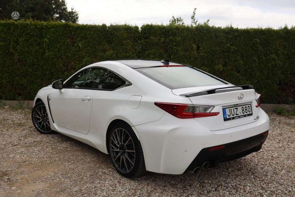 Белый Лексус RC-F 2015 в Алитус, объемом двигателя 5.00 л и пробегом 44 тыс. км за 35800 €, фото 3 на AUTOMOTO.COM.LV