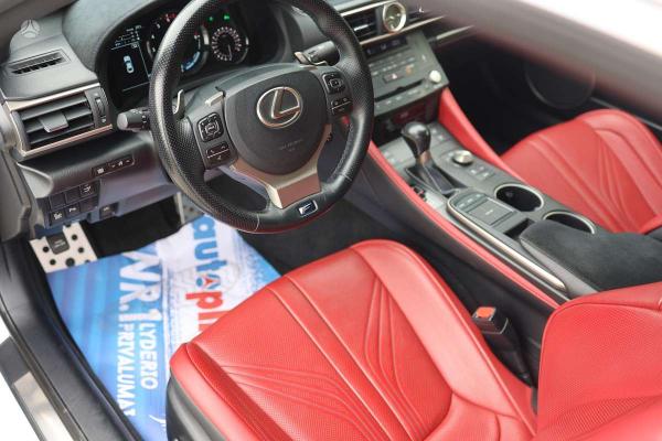 Белый Лексус RC-F 2015 в Алитус, объемом двигателя 5.00 л и пробегом 44 тыс. км за 35800 €, фото 9 на AUTOMOTO.COM.LV