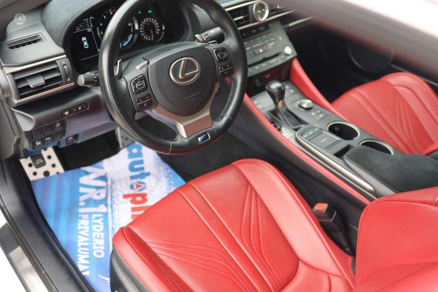 Белый Лексус RC-F 2015 в Алитус, объемом двигателя 5.00 л и пробегом 44 тыс. км за 35800 €, фото 10 на AUTOMOTO.COM.LV