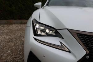 White Lexus RC-F 2015 in Alytus, with an engine capacity of 5.00 L and mileage of 44 thousand km for 35800 €, photo 28 on AUTOMOTO.COM.LV