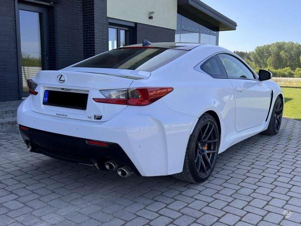 Белый Лексус RC-F 2017 в Паневежис, объемом двигателя 4.97 л и пробегом 63 тыс. км за 39000 €, фото 2 на AUTOMOTO.COM.LV