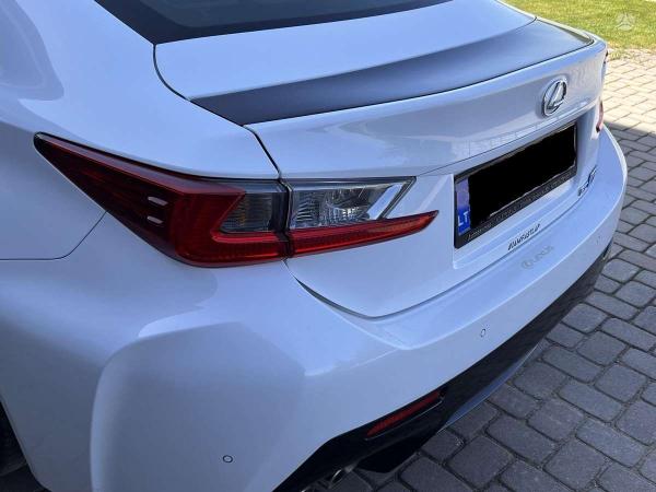 Белый Лексус RC-F 2017 в Паневежис, объемом двигателя 4.97 л и пробегом 63 тыс. км за 39000 €, фото 5 на AUTOMOTO.COM.LV