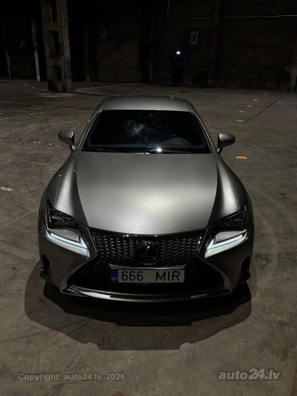 Pelēks Lexus RC 2017 Tallina, ar dzinēja tilpumu 2.00 L un nobraukumu 220 tūkst. km par 16900 €, foto  vietnē AUTOMOTO.COM.LV