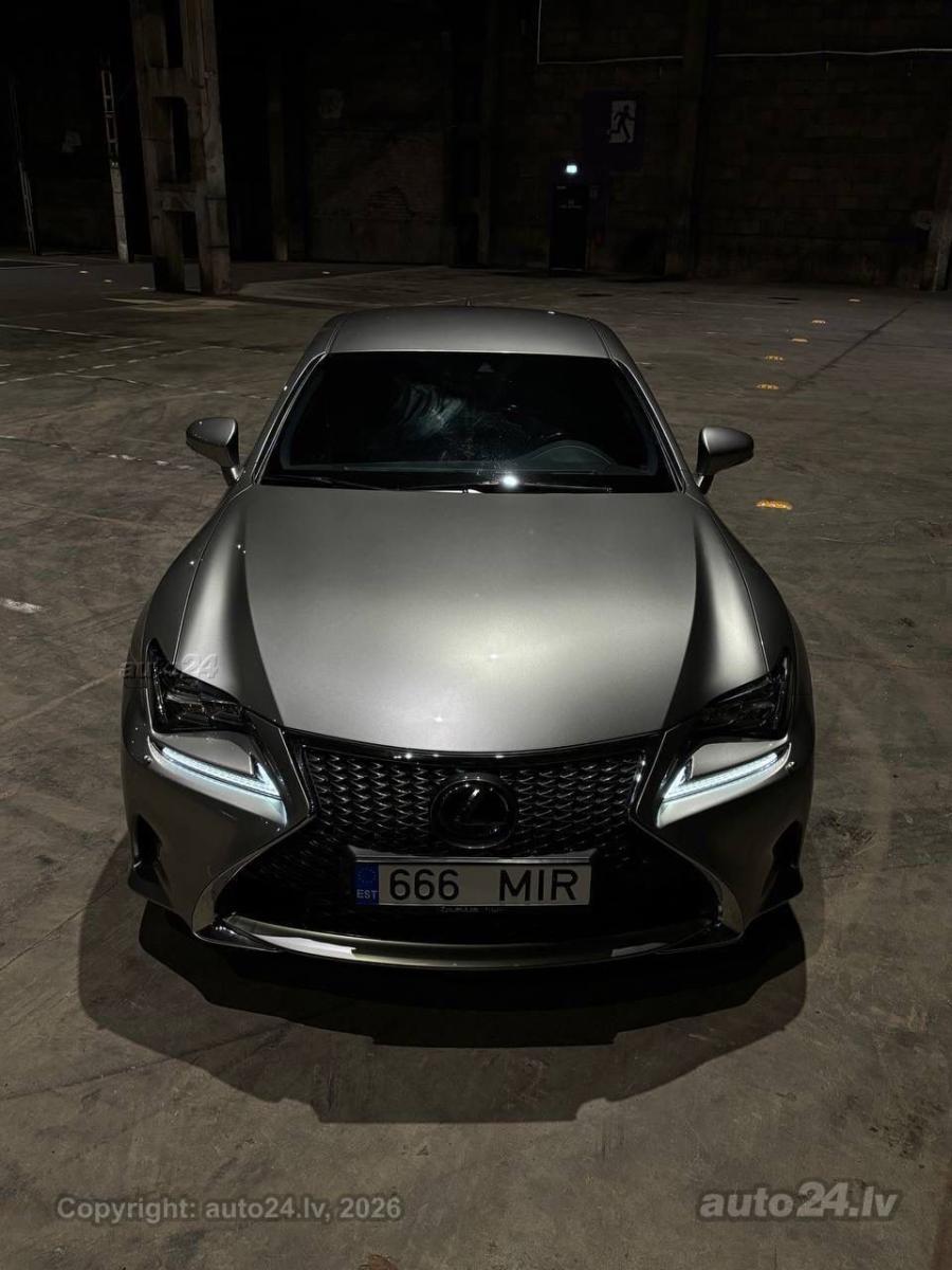 Pelēks Lexus RC 2017 Tallina, ar dzinēja tilpumu 2.00 L un nobraukumu 220 tūkst. km par 16900 €, foto 1 vietnē AUTOMOTO.COM.LV