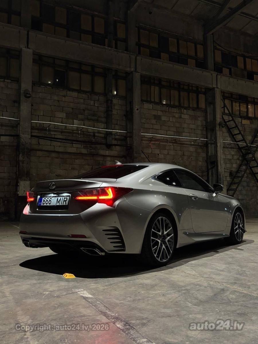 Pelēks Lexus RC 2017 Tallina, ar dzinēja tilpumu 2.00 L un nobraukumu 220 tūkst. km par 16900 €, foto 4 vietnē AUTOMOTO.COM.LV