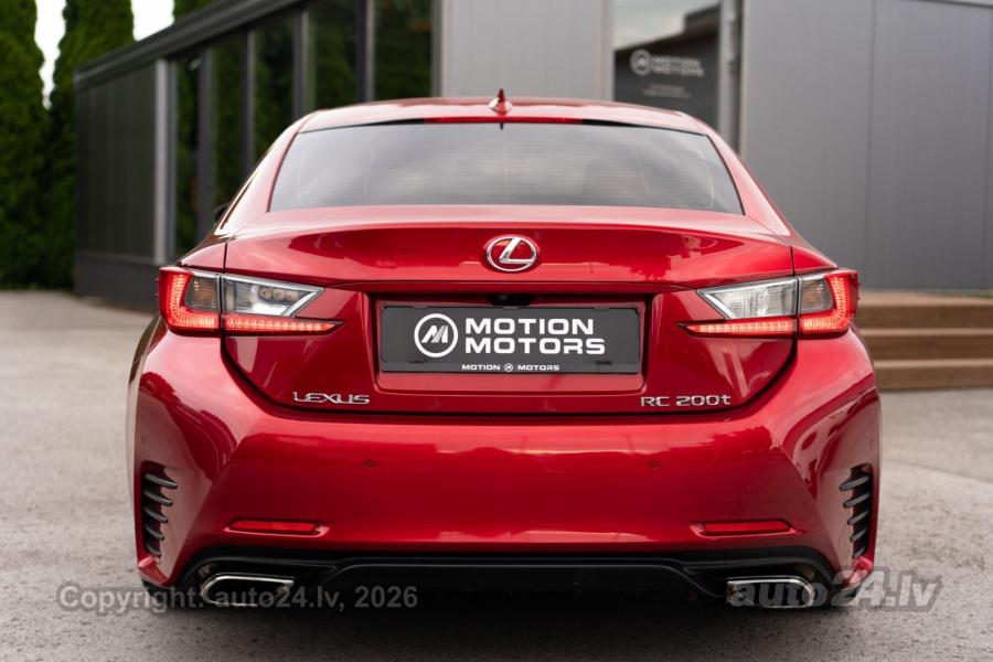 Red Lexus RC 2016 in Tallinn, with an engine capacity of 2.00 L and mileage of 205 thousand km for 21900 €, photo 5 on AUTOMOTO.COM.LV