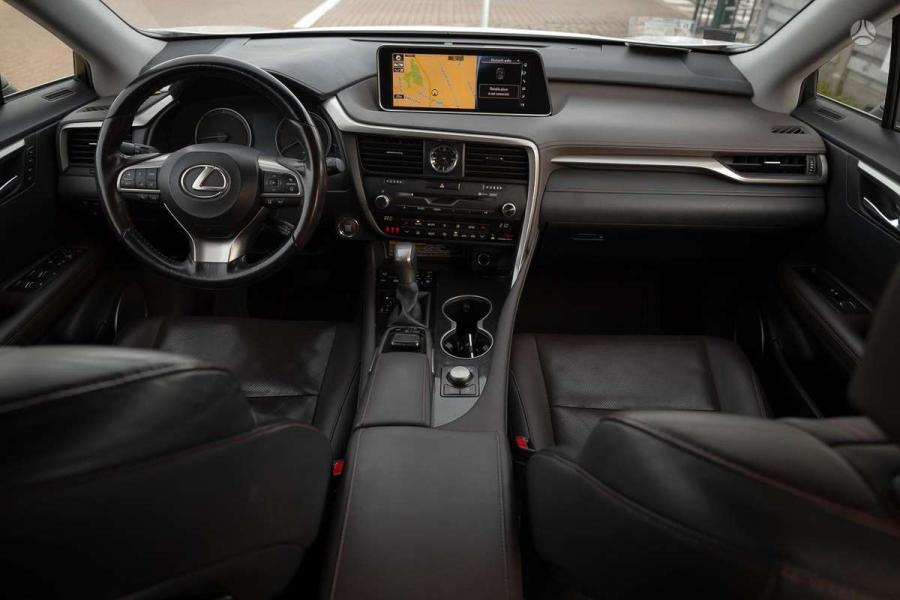 White Lexus RX 200t 2017 in Jelgava, with an engine capacity of 2.00 L and mileage of 183 thousand km for 23090 €, photo 12 on AUTOMOTO.COM.LV