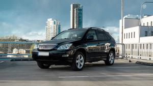 Melns Lexus RX 330 2006 Viļņa, ar dzinēja tilpumu 3.31 L un nobraukumu 267 tūkst. km par 5200 €, foto  vietnē AUTOMOTO.COM.LV