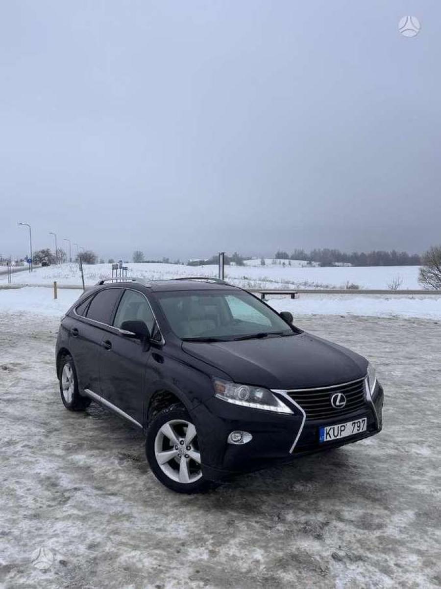Black Lexus rx-350 2015 in Vilnius, with an engine capacity of 3.50 L and mileage of 228 thousand km for 14990 €, photo 1 on AUTOMOTO.COM.LV