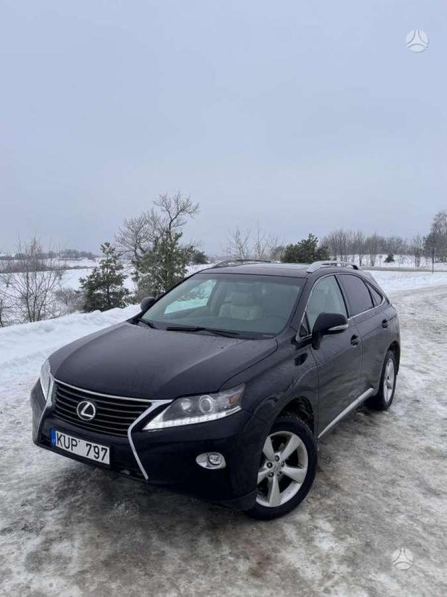 Black Lexus rx-350 2015 in Vilnius, with an engine capacity of 3.50 L and mileage of 228 thousand km for 14990 €, photo 2 on AUTOMOTO.COM.LV